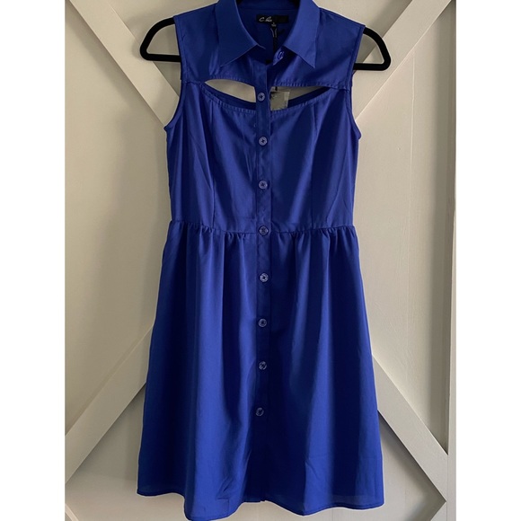 C. Luce | Dresses | Nwt C Luce Modcloth Cobalt Blue Dress S | Poshmark